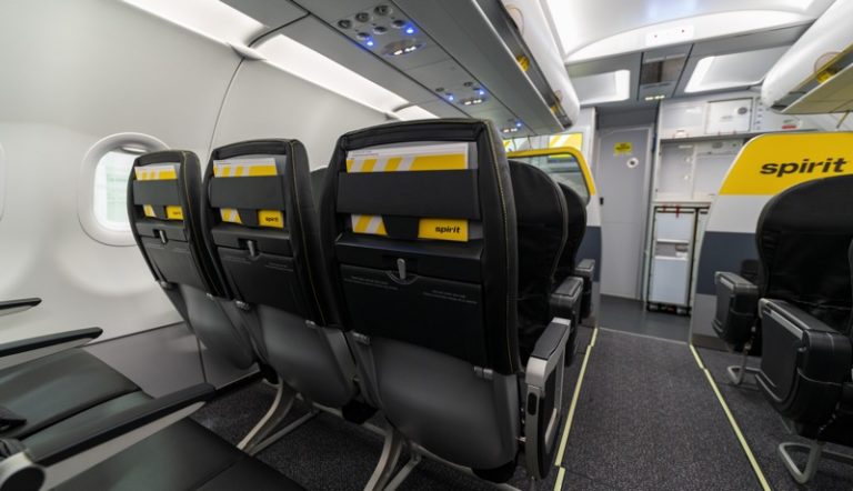 Spirit Airlines unveils a freshly updated interior on A320neo's ...